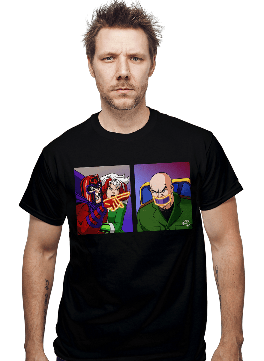 Magneto Yelling At Xavier