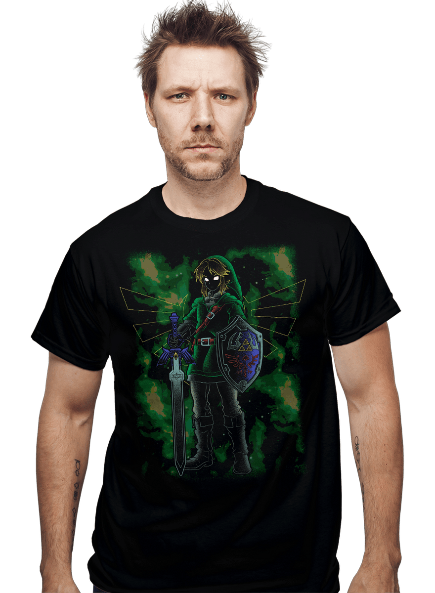 Hyrule Hero Shadow Nebula - Nerdy T-Shirt by Astrobot_Inv... | ShirtPunch