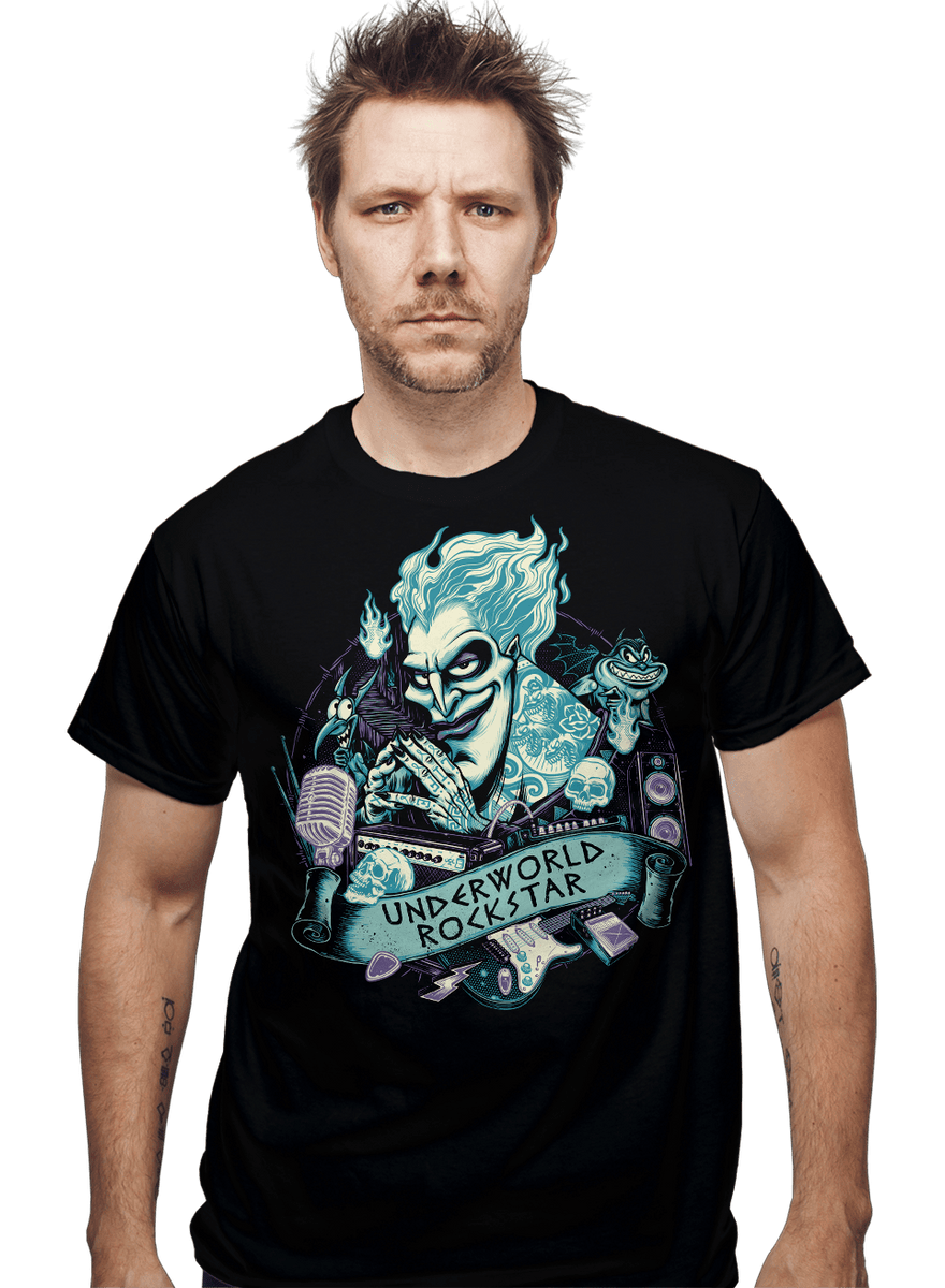 Underworld Rock Star - Nerdy T-Shirt by momma_gorilla | ShirtPunch
