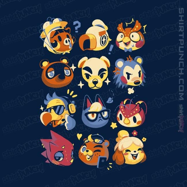 Island Faces - Nerdy T-Shirt by BlancaVidal | ShirtPunch