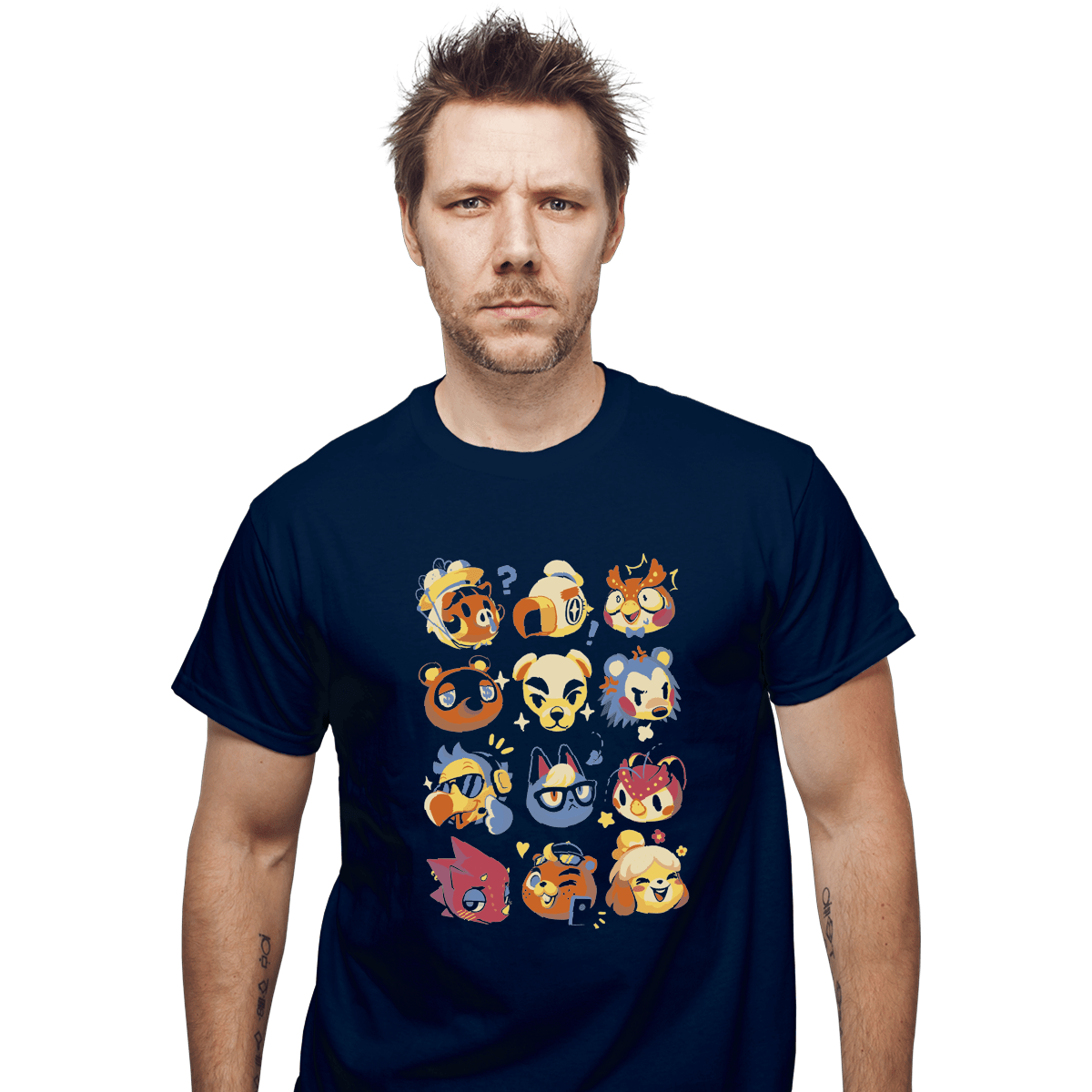 Island Faces - Nerdy T-Shirt by BlancaVidal | ShirtPunch