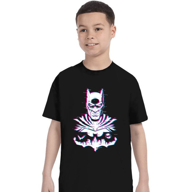 Glitched Batman - Nerdy T-Shirt by danielmorris1993 | ShirtPunch