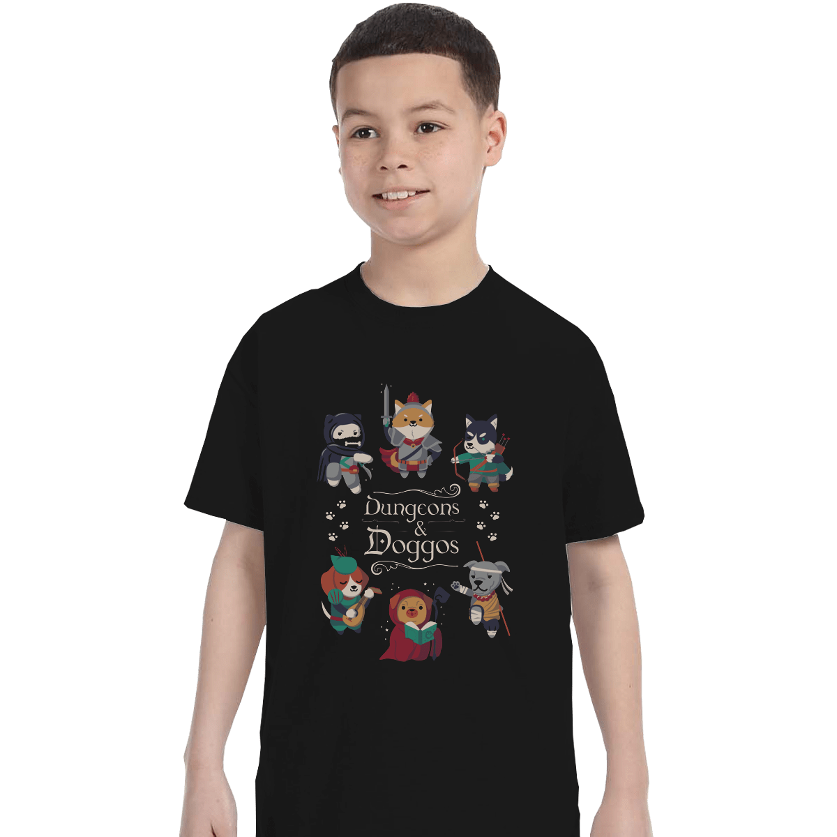 Dungeons & Doggos - Nerdy T-Shirt by Domichan | ShirtPunch