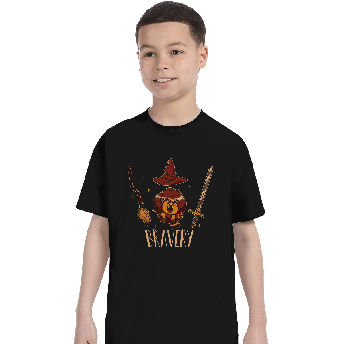 Bravery - Nerdy T-Shirt by studioyumie | ShirtPunch